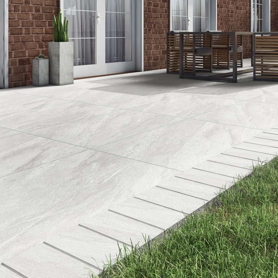 HG Light Grey Porcelain Cobbles Border & Edging Setts – 200x100mm ...