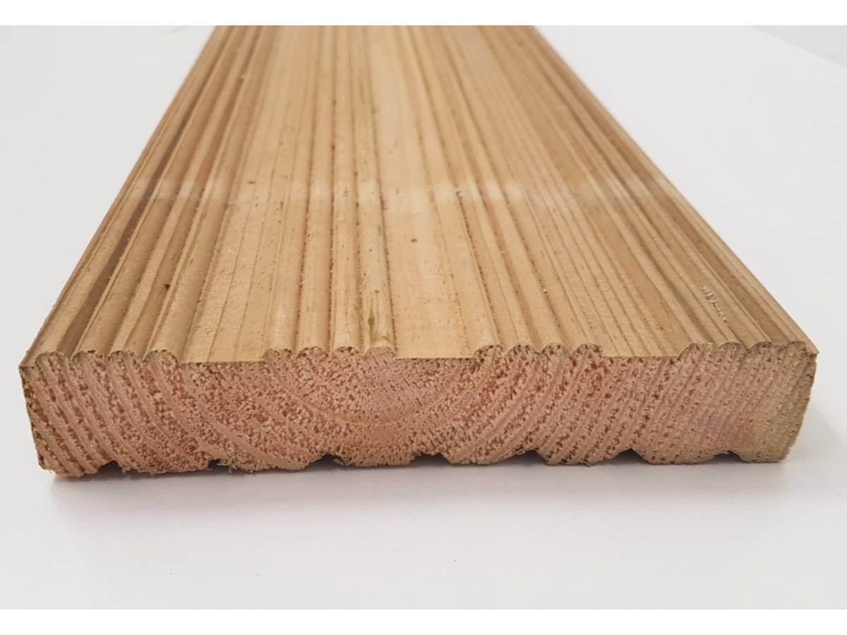 Reversible Timber Grooved & Reeded Decking (32 x 150mm) – Huntley Group ...